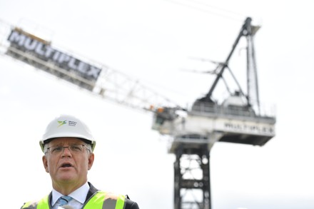 Prime Minister Scott Morrison Seen During Editorial Stock Photo - Stock ...