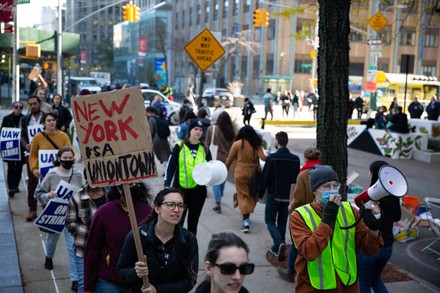 imágenes de NYC: Student Workers Of Columbia Strike, New York City ...