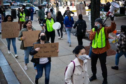 imágenes de NYC: Student Workers Of Columbia Strike, New York City ...