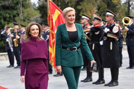 First Lady North Macedonia Elizabeta Pendarovska Editorial Stock Photo ...