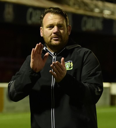 Darren Sarll Manager Yeovil Town Celebrates Editorial Stock Photo ...