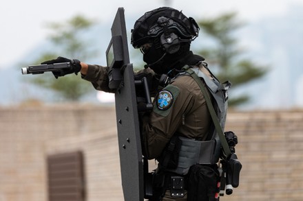 Police Officers Counter Terrorism Response Unit Editorial Stock Photo ...