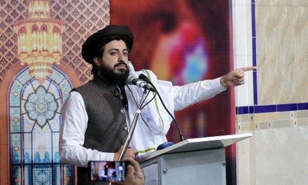 Saad Hussain Rizvi Head Tehreekilabbaik Tlp Editorial Stock Photo ...