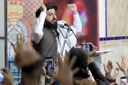 Saad Hussain Rizvi Head Tehreekilabbaik Tlp Editorial Stock Photo ...