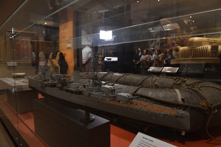REPLICA MODEL HMAS SYDNEY II DISPLAYED Editorial Stock Photo - Stock ...