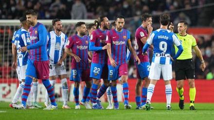 Fc Barcelona Rcd Espanyol Players Editorial Stock Photo - Stock Image ...