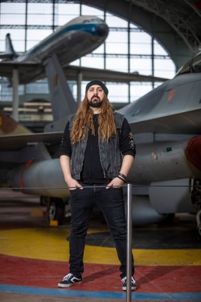 Guitarist Chris Rorland Poses Photographer During Editorial Stock Photo ...