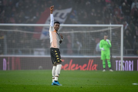 Venezias David Okereke Celebrates After Scoring Editorial Stock Photo ...