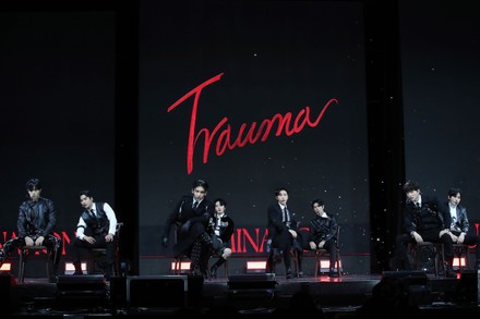 South Korean Boy Band Sf9 Performs Editorial Stock Photo - Stock Image ...