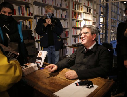 Jean Luc Melenchon book signing, Paris, France - 18 Nov 2021 Stock ...
