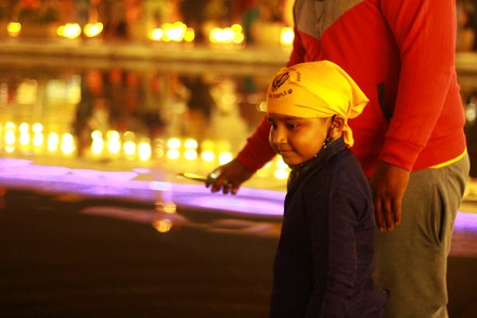 Candle Light Ceremony Known Prakash Utsav Editorial Stock Photo - Stock ...