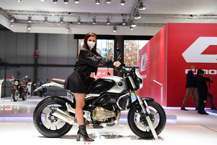 Models Pose During Eicma International Trade Editorial Stock Photo ...