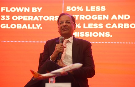 Spicejet Chairman Managing Director Ajay Singh Editorial Stock Photo ...