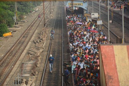 Hundreds Thousands People Suburbs Crammed Into Editorial Stock Photo ...