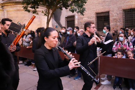 Band Members Seen Playing Flutes During Editorial Stock Photo - Stock ...