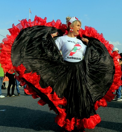 Lebanese Parade Capital Beirut Marking 78th Editorial Stock Photo ...