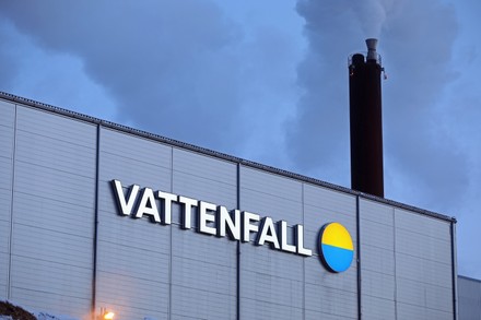Vattenfalls Combined Heat Power Plants During Editorial Stock Photo ...