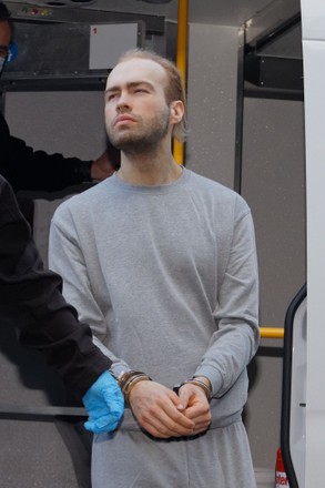 Luke Deeley Gray Tracksuit Escorted By Editorial Stock Photo - Stock ...