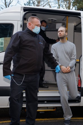 Luke Deeley Gray Tracksuit Escorted By Editorial Stock Photo - Stock ...