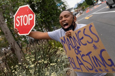 Environmental Activists Protest Against Shell Outside Editorial Stock ...