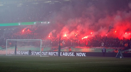 View Bohemians Fans They Light Flares Editorial Stock Photo - Stock ...
