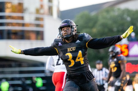 East Carolina Pirates Linebacker Myles Berry Editorial Stock Photo ...