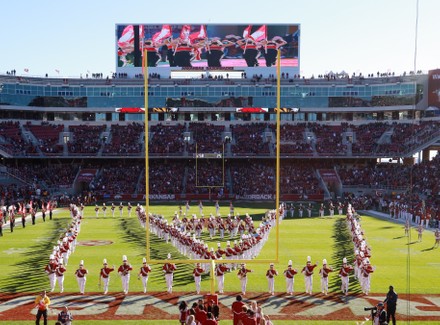 Razorback Marching Band Forms Team Run Editorial Stock Photo - Stock ...