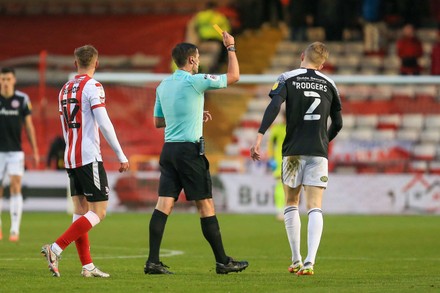 Yellow Card Shown By Referee Craig Editorial Stock Photo - Stock Image ...