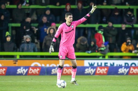 Forest Green Rovers Goalkeeper Luke Mcgee1 Editorial Stock Photo ...