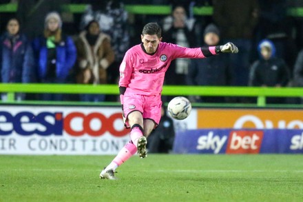 Forest Green Rovers Goalkeeper Luke Mcgee1 Editorial Stock Photo ...