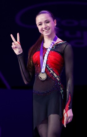 Winner Kamila Valieva Russia Poses Her Editorial Stock Photo - Stock Image | Shutterstock