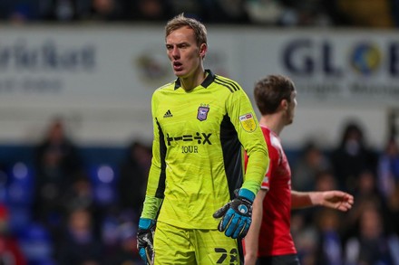 Referee James Oldham Shows Ipswich Town Editorial Stock Photo - Stock ...