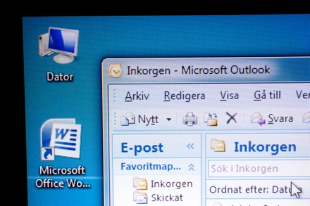 Inbox Microsoft Outlook On Desktop On Editorial Stock Photo - Stock ...