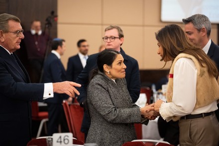 Exclusive Gerald Ronson Priti Patel Mp Editorial Stock Photo - Stock ...