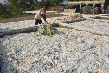Waste Fabric Recycling Process By Which Editorial Stock Photo - Stock ...