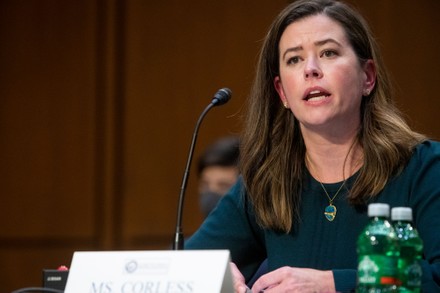 Shannon Corless Appears Before Senate Committee Editorial Stock Photo ...