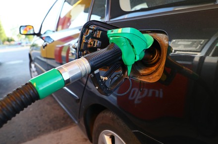 Someone Refueling 95 Octane Gasoline Ingo Editorial Stock Photo - Stock ...