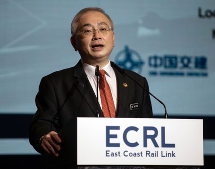 Poster East Coast Rail Link Ecrl Editorial Stock Photo - Stock Image ...