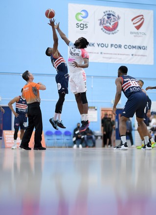 Malcolm Delpeche Bristol Flyers Contends Aerial Editorial Stock Photo ...