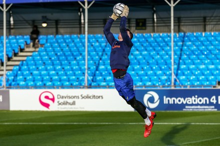 Solihull Moorss Goalkeeper Ryan Boot Warms Editorial Stock Photo ...