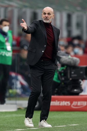 Stefano Pioli Ac Milan Gestures Editorial Stock Photo - Stock Image ...