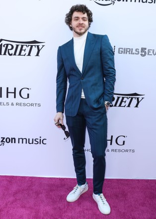 Songwriterproducer Blake Slatkin Gracie Abrams Arrive Editorial Stock ...