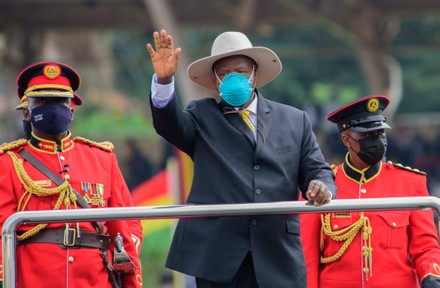 Ugandas President Yoweri Museveni C Waves Editorial Stock Photo - Stock ...