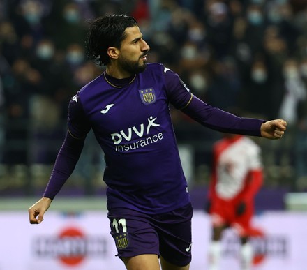 Anderlechts Lior Refaelov Celebrates After Scoring Editorial Stock ...
