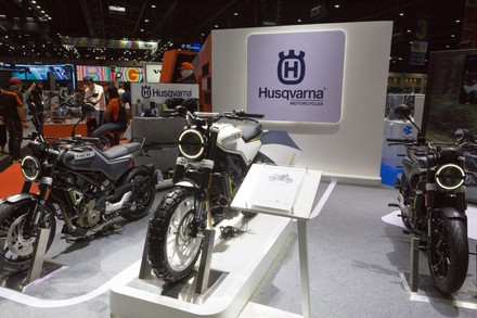 Husqvarna Motorcycle Booth Showcased Wide Range Editorial Stock Photo ...