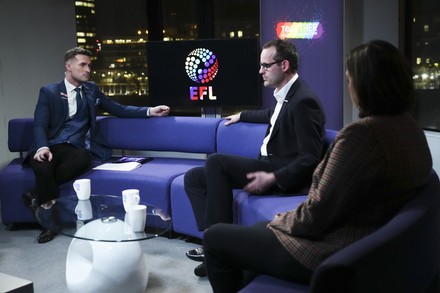 Sky Sports Presenter Mark Mcadam Talks Editorial Stock Photo - Stock ...