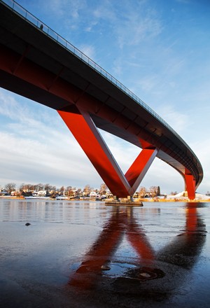 Motala Bridge Motalabron Motala Bron Editorial Stock Photo - Stock ...