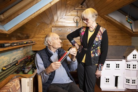 Broadcaster Historian Peter Snow Wife Ann Editorial Stock Photo - Stock ...