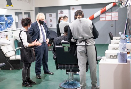 boris johnson visits hmp isis london Stock Photos (Exclusive ...