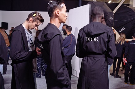 Dior Men's show, Backstage, Fall Winter 2022, Olympia London, London ...